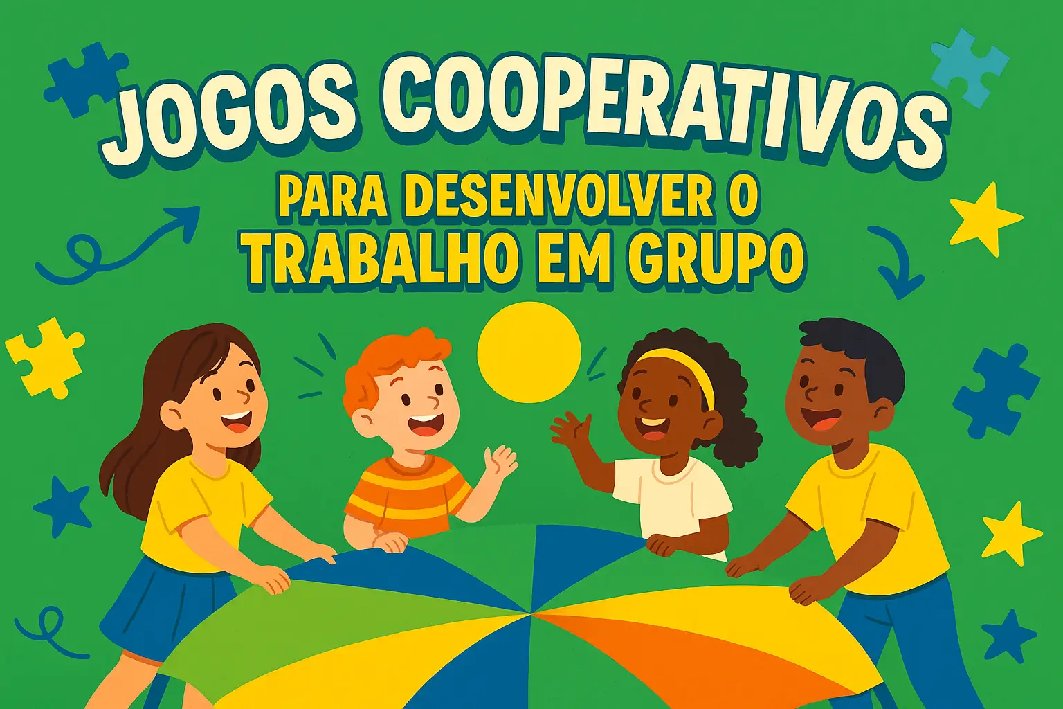 5 jogos cooperativos para desenvolver o trabalho em grupo